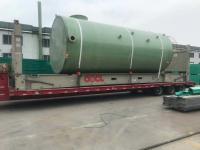 China FRP Chemical Storage Tank Filament Winding 4000mm Diameter 6700mm Height Vertical for sale