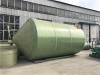 China FRP Horizontal Storage Tank 1000x1440mm 1m3 Filament Winding Chemical Process Tank CE ISO for sale