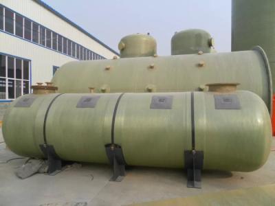 China Horizontal FRP Acid Storage Tank 1000mm x 1820mm Chemical Production Line for sale
