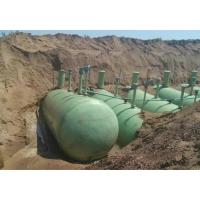 China FRP Horizontal Water Tank 400 Gallon Filament Winding for Water Treatment for sale