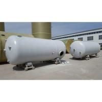 China 2.5m3 Green Cylindrical FRP Horizontal Tank For Water Purification for sale