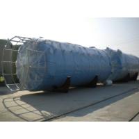 China 2.5m3 Green Cylindrical FRP Horizontal Tank For Water Purification for sale