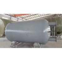 China 2.5m3 Green Cylindrical FRP Horizontal Tank For Water Purification for sale