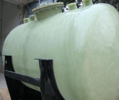 China FRP Horizontal Beer Storage Tank 1400mm 2m3 for Food Brewing Industry for sale
