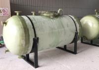 China FRP Horizontal Beer Storage Tank 1400mm 2m3 for Food Brewing Industry for sale