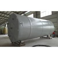 China Filament Winding FRP Horizontal Storage Tank 1400x1860mm for Food Brewing Softened Water for sale