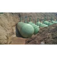 China Harmless Treatment Water FRP Horizontal Tank Durable Easy Installation for sale