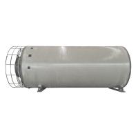 China FRP Horizontal Storage Tank 2600 Gallon Cross Wound Chemical Production Line for sale