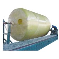 China FRP Horizontal Water Storage Tank 1800mm x 3840mm Antiseptic Cross Wound for Purification for sale