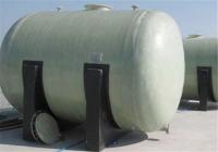 China FRP Horizontal Water Storage Tank 1800mm x 3840mm Antiseptic Cross Wound for Purification for sale