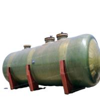 China 2600 Gallon Antiseptic FRP Horizontal Cylindrical Tank for Food Brewing for sale