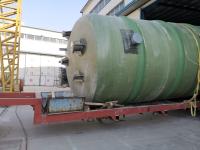 China 2600 Gallon Antiseptic FRP Horizontal Cylindrical Tank for Food Brewing for sale
