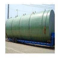 China Harmless Treatment Cylindrical Septic Tank Vertical Antiseptic Cross Wound for sale