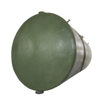 China Harmless Treatment Cylindrical Septic Tank Vertical Antiseptic Cross Wound for sale