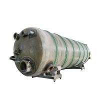China 2000mm x 3520mm Horizontal FRP Softener Water Tank Cylindrical Cross Wound for sale