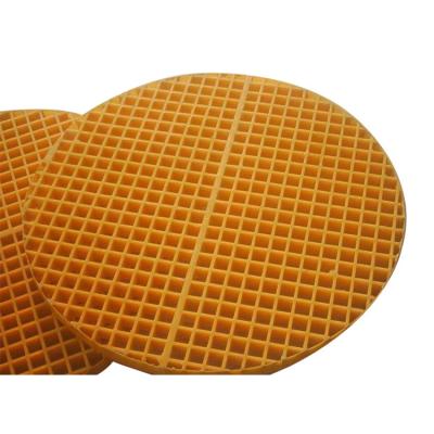 China Food Processing Fibergrate Molded Grating 38*38mm Grp Mesh Flooring for sale