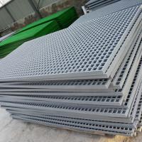 China 50*50mm Transportation FRP Floor Grating Black Grp Moulded for sale