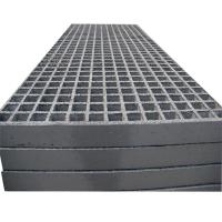 China Molded FRP Floor Grating 38x38mm Mesh Anti Slip Fiberglass Panel for Pulp and Paper Industry for sale