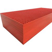 China 3660mm Shipbuilding Fiber Glass Grating GRP Moulded Anti Slip 38x38mm Mesh for sale