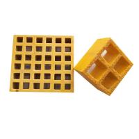 China 3660mm Shipbuilding Fiber Glass Grating GRP Moulded Anti Slip 38x38mm Mesh for sale