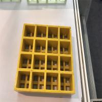 China 3660mm Shipbuilding Fiber Glass Grating GRP Moulded Anti Slip 38x38mm Mesh for sale