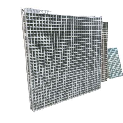 China Molded FRP Grating 38x38mm Mesh Antiseptic Resin Fiberglass Panel for Pulp Paper for sale