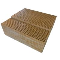 China Molded FRP Grating 38x38mm Mesh Antiseptic Resin Fiberglass Panel for Pulp Paper for sale