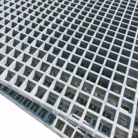 China Molded FRP Floor Grating 38x38mm Mesh for Water Plant Breeding Lightweight for sale