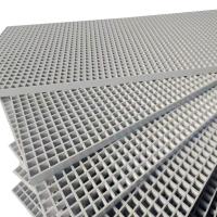 China Molded FRP Floor Grating 38x38mm Mesh for Water Plant Breeding Lightweight for sale