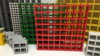 China FRP Molded Grating 38x38mm Mesh Flooring for Transportation Lightweight Corrosion Resistant for sale