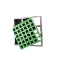 China Molded FRP Grating 38x38mm Mesh Antiseptic Floor Grating for Sewage Treatment Custom Color for sale
