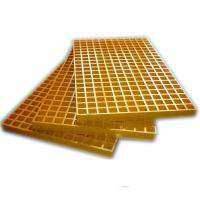 China Anti Corrosion GRP Fiberglass Plastic Grating Mesh 38x38mm Molded Antiseptic Panel for sale