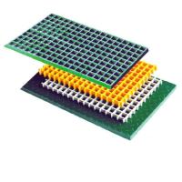 China Anti Corrosion GRP Fiberglass Plastic Grating Mesh 38x38mm Molded Antiseptic Panel for sale