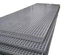 China 38*38mm Food Processing  FRP Floor Grating Yellow Grp Flooring Panels for sale