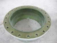 China Molded Cutting FRP Pipe Fitting Green GRP Flexible Flange Coupling for sale