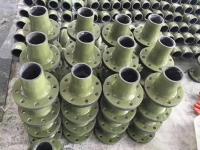 China Three Way Flange FRP Elbow Pipe Fitting Four Ventilation Valve Connector for sale