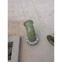 China Flanged Elbow Multi Purpose GRP FRP Pipe Fitting Customized Colors For Connection for sale