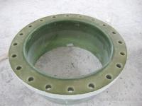 China Butt Joint Molded FRP Pipe Flanges Elbow Bend GRP Pipes Fiberglass Fit Flange 2 Inch for sale