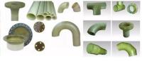 China Butt Joint Molded FRP Pipe Flanges Elbow Bend GRP Pipes Fiberglass Fit Flange 2 Inch for sale