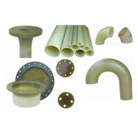 China Butt Joint Molded FRP Pipe Flanges Elbow Bend GRP Pipes Fiberglass Fit Flange 2 Inch for sale
