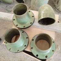 China Welding FRP Water Pipe Flange GRP Green Plastic Loose Connection for sale
