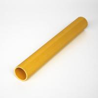 China 30mm Pultruded Fiberglass Tube FRP GRP Yellow Large Diameter 1m-100m Length for sale