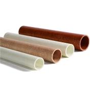 China 100mm Colorful Hollow Fiberglass Tube High Strength FRP Plastic Round Tube for Fence for sale