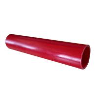 China 100mm Colorful Hollow Fiberglass Tube High Strength FRP Plastic Round Tube for Fence for sale