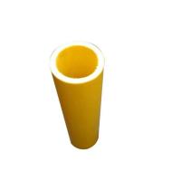 China 20mm Red FRP Round Tube Fiberglass Square Tube Maintenance Free High Strength for sale