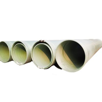 China 1.25mm Corrosion Resistant FRP Round Tube Black Fiberglass Cross Wound Pipe for sale