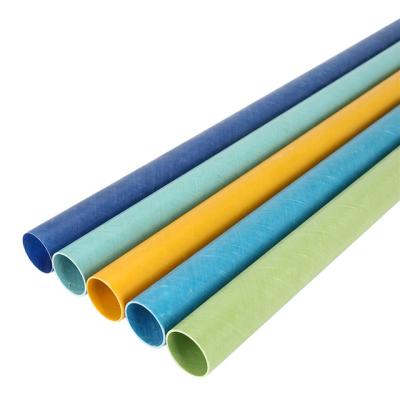 China High Strength Epoxy Fiberglass Insulation Tube 1.25mm Thickness FRP Winding Pipe for sale