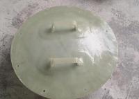 China FRP Pipe Fittings Flanged Tank Connector GRP Elbow Tee Molded Custom Size for sale