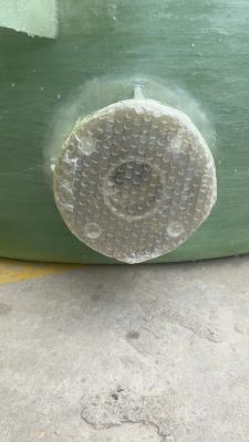 China FRP Pipe Fittings Wall Floor Flange GRP Tee Tank Fittings Custom Size for sale