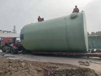 China FRP Filament Winding Sulfuric Acid Storage Tank 2100 Gallon High Strength Watertight for sale